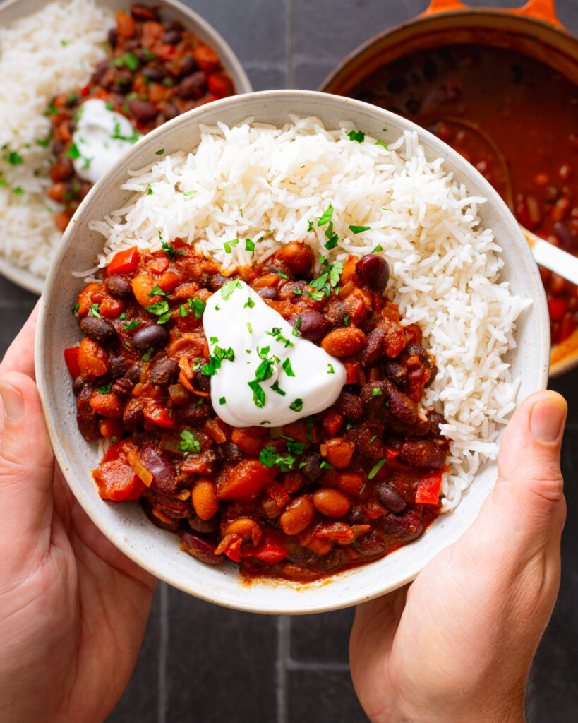 Smoky Three Bean Chilli - All Veg Considered